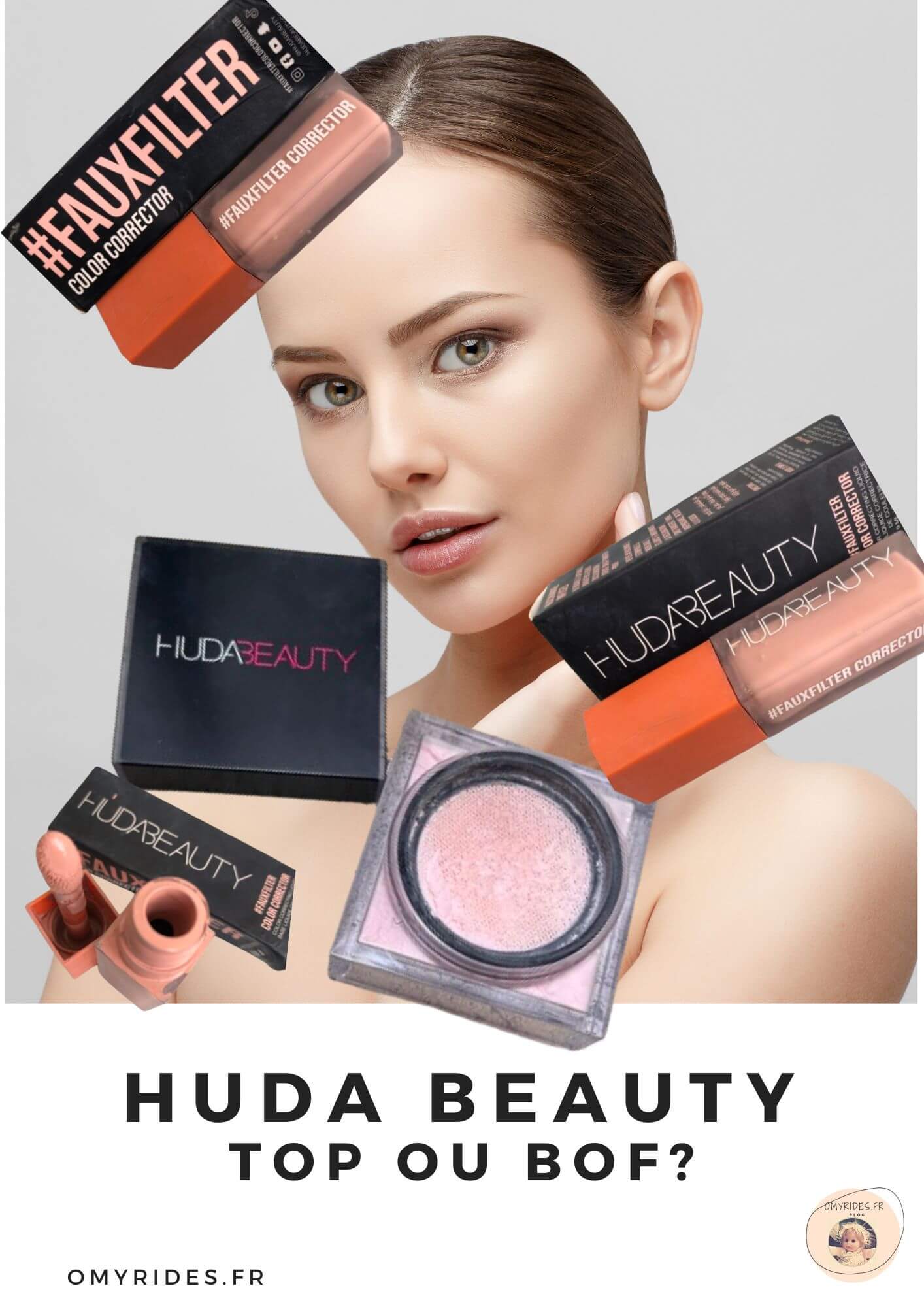 Huda Beauty, correcteur et poudre à l'essai, mon avis - Omyrides